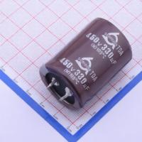 China Long life SAMYOUNG TDA450V330M30*40 aluminum electrolytic capacitors designed for smps inverter rated voltage 16 to 100 VDC for sale