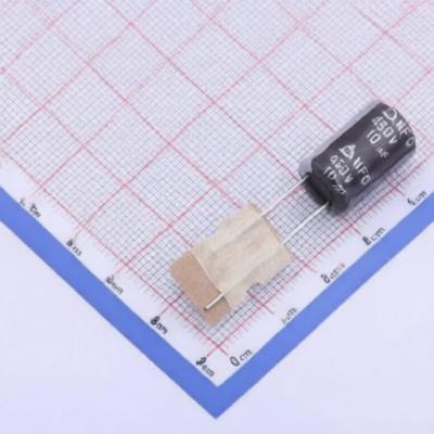 China Long Life Miniature Aluminum Electrolytic Capacitors SAMYOUNG NFC450V10M10*16 5.0TP Suitable for SMPS for sale