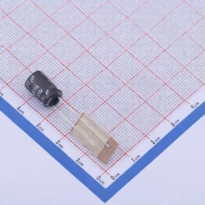 China Miniature aluminum electrolytic capacitors SAMYOUNG NXA100V33M8*11.5 3.5TP low impedance long life for sale