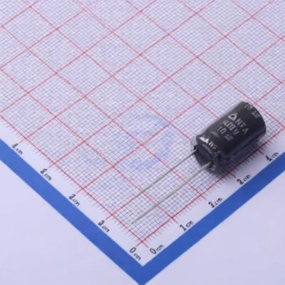 China Miniature Aluminum Electrolytic Capacitors SAMYOUNG NFA400V10M10*16 LO for High Ripple Current Applications for sale