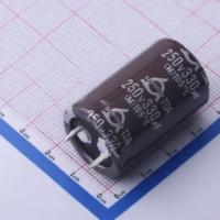 China Durable Large Sized Aluminum Electrolytic Capacitors SAMYOUNG TDA250V330M22*35 V Ideal for Inverters for sale