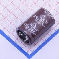 China Long life SAMYOUNG TLC315V390M25.4*40 capacitor rated 315 volts and 390 microfarads for electronics for sale