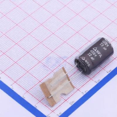 China Miniature Aluminum Electrolytic Capacitors SAMYOUNG NFA450V22M12.5*20 5.0TP RoHS Compliant for Performance for sale