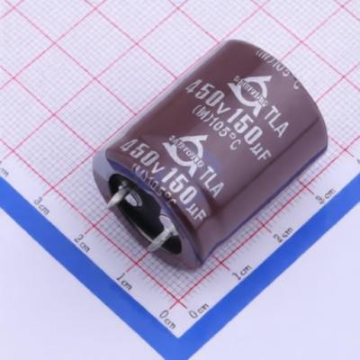 China Durable and SAMYOUNG TLA 450V150 25.4 30 aluminum electrolytic capacitor for dc voltage applications for sale
