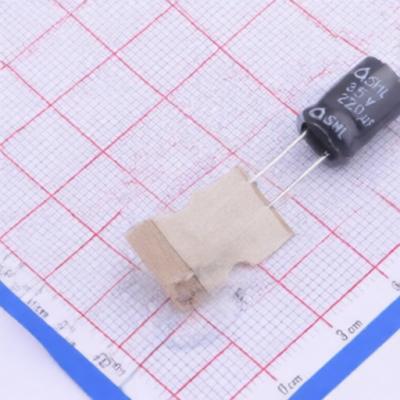 China Miniature Aluminum Electrolytic Capacitors SAMYOUNG SHL35V220M8*11.5 3.5TP Performance and RoHS Compliant for sale