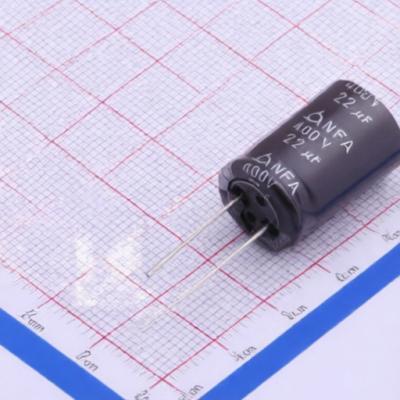 China High reliability SAMYOUNG NFA400V22M12.5*20 LO capacitor designed for load and shelf life stability for sale