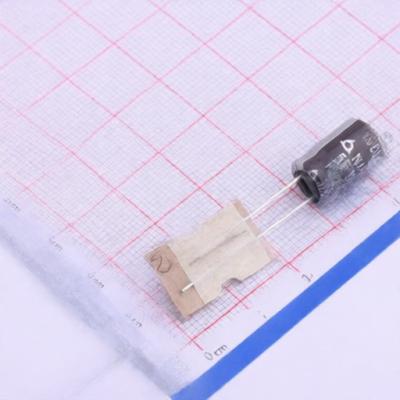 China Miniature Aluminum Electrolytic Capacitors SAMYOUNG NXA50V100M8*11.5 3.5TP Ideal for SMPS and IP Boards for sale
