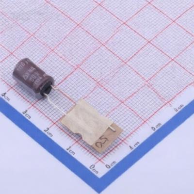 China Durable Miniature Aluminum Electrolytic Capacitors SAMYOUNG KMG50V100M8*11.5 5.0TP With RoHS Compliance for sale