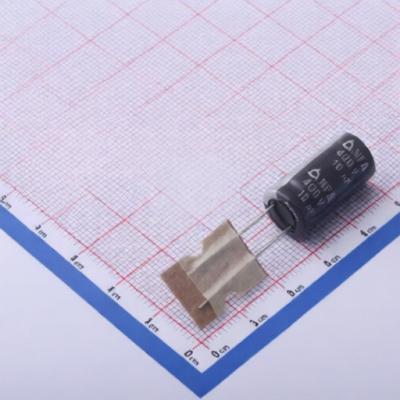 China Miniature Aluminum Electrolytic Capacitors SAMYOUNG NFA400V10M10*20 5.0TP for Long Life Applications for sale