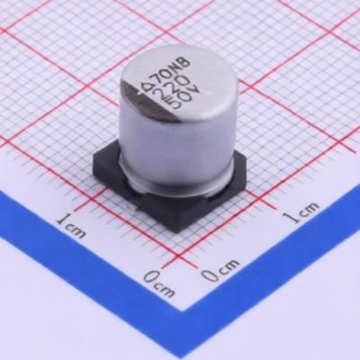 China Vertical SMD Aluminum Electrolytic Capacitor SAMYOUNG BXA50V220M10*10 10.0TP RoHS Compliant Performance for sale