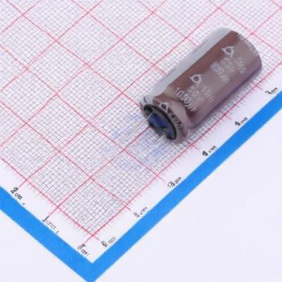 China Compact SAMYOUNG KMG 50V1000 12.5 25 aluminum electrolytic capacitor with electrical characteristics for sale