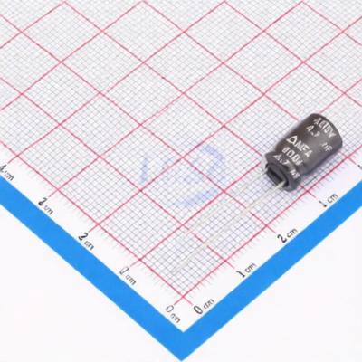 China miniature SAMYOUNG NFA400V4.7M8*11.5 LO aluminum electrolytic capacitor for stable capacitance needs for sale
