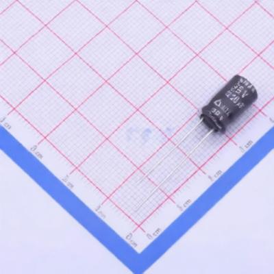 China Electrolytic Capacitors Miniature Aluminum SAMYOUNG NXA 35V220 M 8x11.5 RoHS Compliant Halogen Free for sale