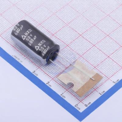 China miniature aluminum electrolytic capacitors SAMYOUNG NXQ50V680M125 5.0TP for LED lighting and adaptors for sale