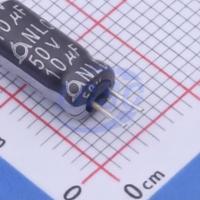 China Low Impedance Miniature Aluminum Electrolytic Capacitors SAMYOUNG NLC50V10M5*11 3.5CC Halogen Free for sale