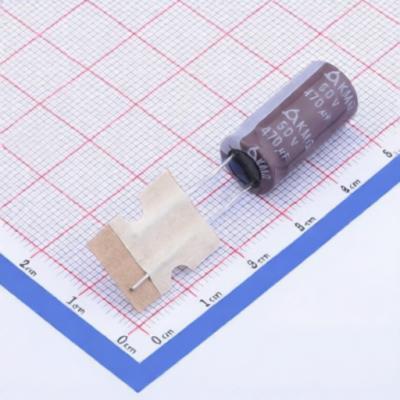 China aluminum electrolytic capacitor SAMYOUNG KMG50V470UF10*20-5.0TP with rohs and halogen free certifications for sale