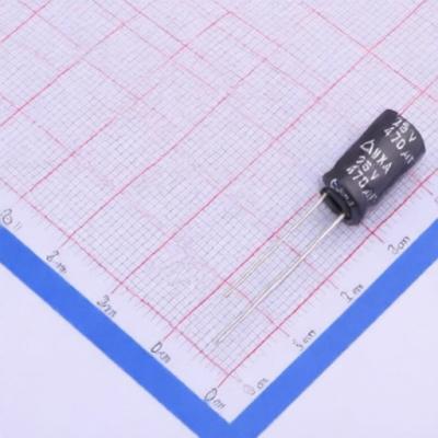 China miniature aluminum electrolytic capacitor SAMYOUNG NXA 25V470 8 15 for chargers IP boards and adaptors for sale