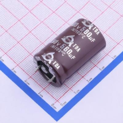China SAMYOUNG TDA 160V560 22 35 aluminum electrolytic capacitor rated for 16 to 500 volts dc applications for sale
