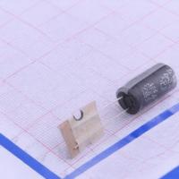 China Miniature SAMYOUNG NFA400V15M10*20 5.0TP aluminum electrolytic capacitor with dark brown sleeve color for sale