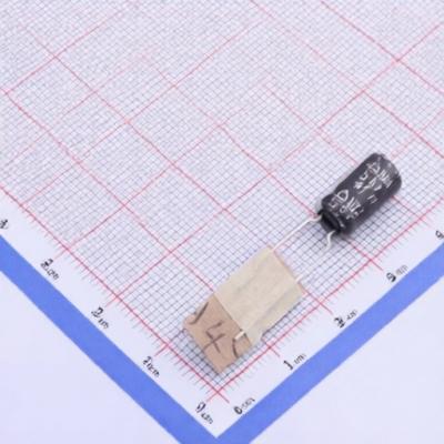 China miniature aluminum electrolytic capacitors SAMYOUNG NXA50V47M6.3*11 5.0TP with stable capacitance and long life for sale