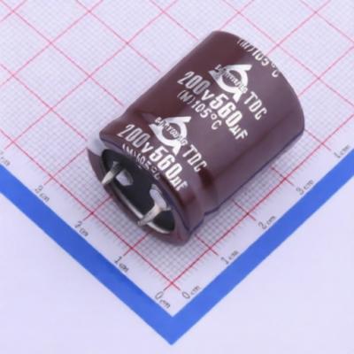 China SAMYOUNG TDC 200V560 25.4 30 Electrolytic Capacitor with Consistent Performance in Power Electronics for sale