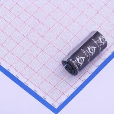 China Miniature aluminum electrolytic capacitors SAMYOUNG NFR 160V470 18*40 designed for 105 degree operation and long load life for sale