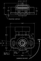 China rotary sensor Sensata 9862R5KL2.0 designed for space conscious applications and system cost savings for sale