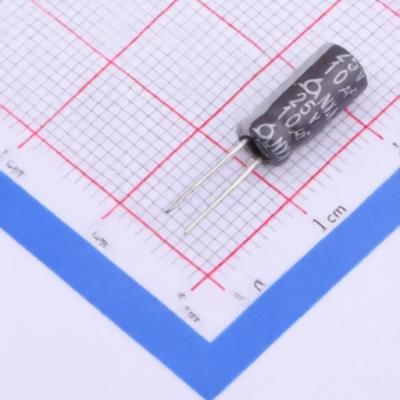 China Miniature Aluminum Electrolytic Capacitors SAMYOUNG NXA 25V10 M 5 11 For Industrial Electronic Circuits for sale