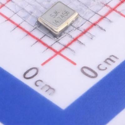 China Precision frequency control crystal unit SJK 7U14745AE12UCG 3.2x2.5mm surface mount ceramic package for sale