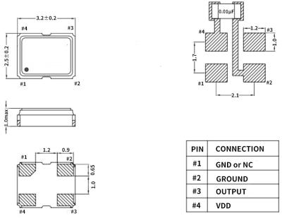 China Temperature Compensated Crystal Oscillator SMD Module SJK 8W40000P33XCA 40 Megahertz Frequency Stable for sale