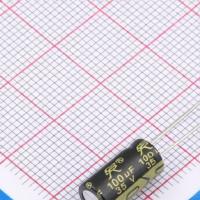China Aluminum Electrolytic Capacitors featuring SRD EH1V101M6L12CBH1B0LC with 50V 47uF capacitance and 2000 hours load life for sale