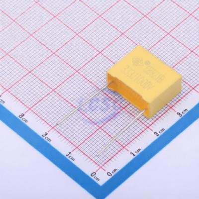 China Durable Capacitor CBB21B Series Rated 100V 0.01uF Dimensions 7.5x10x9mm STE 2B3A333JQ1B0180145085ES0 for sale