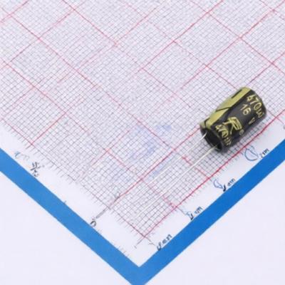 China Radial Type Aluminum Electrolytic Capacitors SRD EH1C471M0812DBH1B0LC with 50V 47uF Capacitance and 2000 Hours Load Life for sale