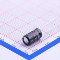 China Long Life Low Impedance Aluminum Electrolytic Capacitors TEAPO KSY107M025S1A5E11K for Switching Regulators for sale