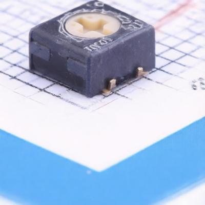 China Compact surface mount trimmer TOCOS G43AT-B501 with 1k resistance and 200 volt max input voltage rating for sale