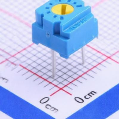 China High Stability Single Turn Cermet Trimmers TOCOS GF063P1-B502 with Multi Contact Wiper and Cross Slot Design for sale