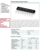 China resistor networks TE Connectivity SIL09E104J offering consistent performance for electronic circuits for sale