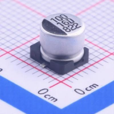 China Radial Capacitor TEAPO VDV107M016S0ANE01K Featuring PET Sleeve Nylon Coating and Color Variants for sale