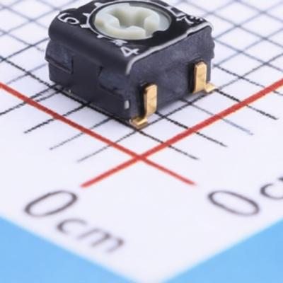 China TOCOS G32AT B504 single turn trimmer potentiometer with j hook terminals and sealed surface mount design for sale
