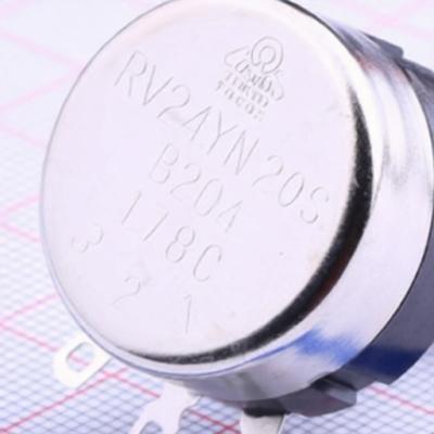 China Industrial Carbon Potentiometer TOCOS RV24YN20S-B204 Single Shaft Linear Taper JIS Compliant Design for sale
