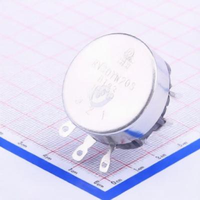 China Single Unit Carbon Potentiometer TOCOS RV30YN20S-B103 with Panel Mount and Linear Resistance Taper for sale