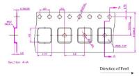 China SAW Filter TST TA0411A 440 MHz SMD Component Offering 19 MHz Bandwidth and Lead Free RoHS Compliance for sale