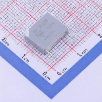 China Radial Potted DC Film Capacitors VISHAY BFC237251103 with 10 mm Lead Pitch and Epoxy Resin Encapsulation for sale