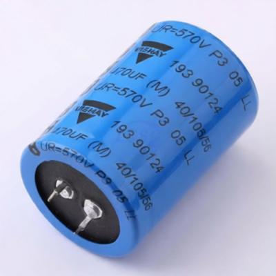 China Industrial aluminum electrolytic capacitor VISHAY MAL219390124E3 suitable for solar and motor control for sale