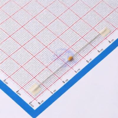 China Axial Leaded Multilayer Ceramic Capacitors VISHAY A101J15C0GF5TAA with Yellow Flame Retardant Epoxy Resin Coating for sale