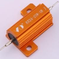 China VO RX24 25W 1Ω ±5% gold yellow plated resistor with high power handling and stable resistance value for sale