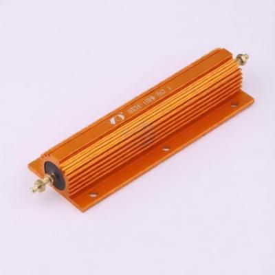 China Durable Gold Yellow Aluminum Shell Resistor VO RX24 150W 3Ω3±5% Suitable for High Power Applications for sale