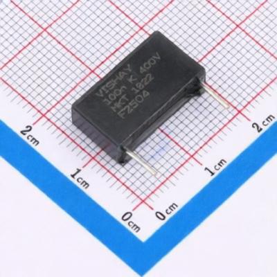 China Metallized polyester film capacitor radial leads VISHAY MKT1822410405 with self healing and flame retardant case for sale