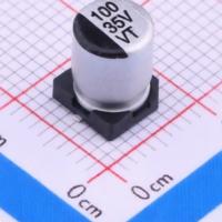 China Chip capacitors VT Vertical Technology VT1V101M-CRE77 designed for long load life and wide temperature for sale