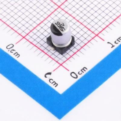 China Capacitors VT Vertical Technology VT1V100M-CRC54 designed for applications requiring RoHS compliance for sale